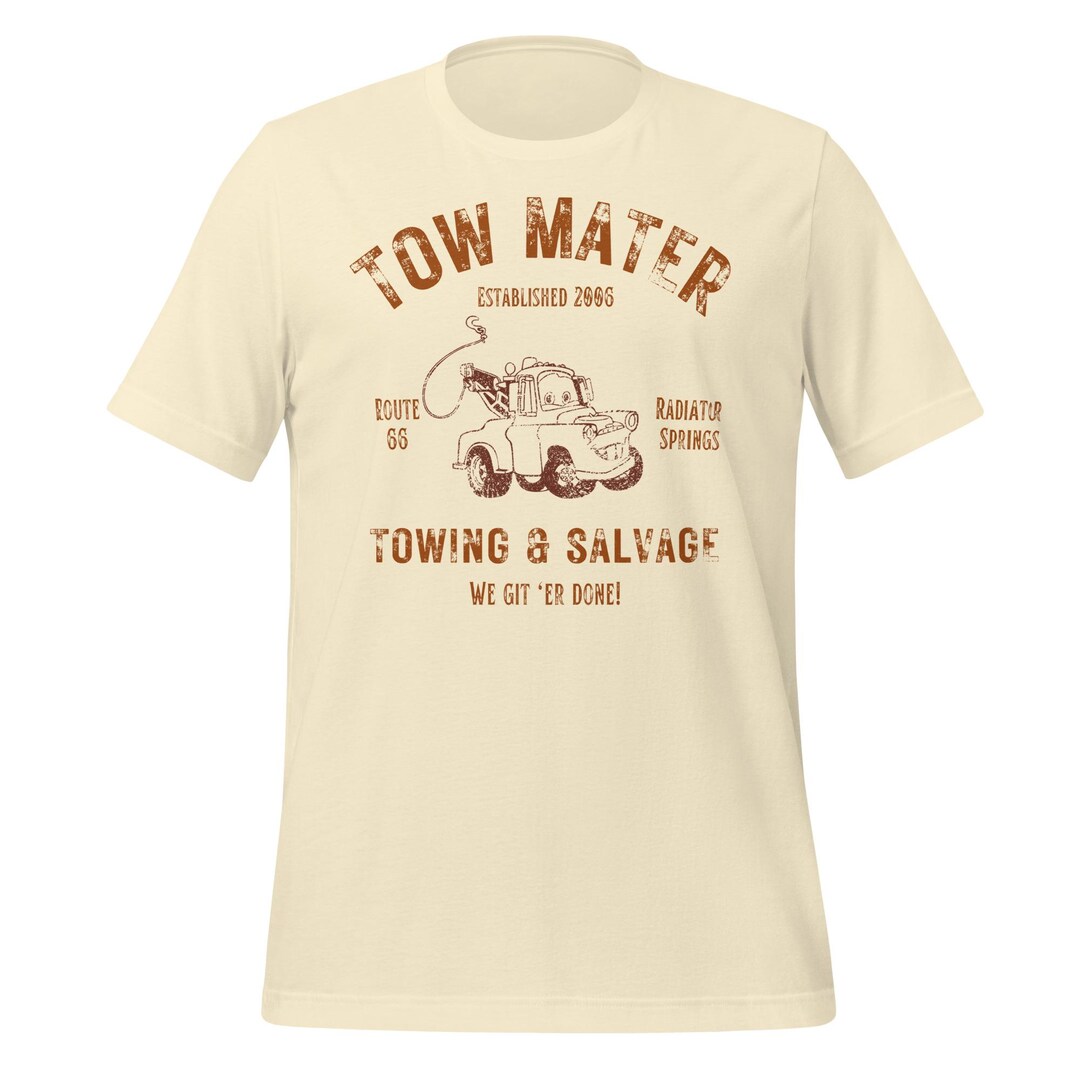 Tow Mater Towing Tee - Etsy