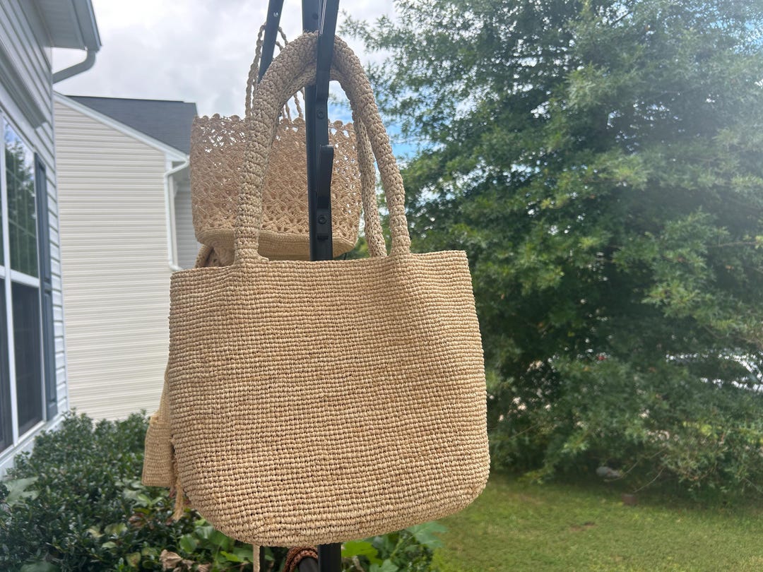 Tsotra - Madagascar Raffia Straw Tote - Etsy