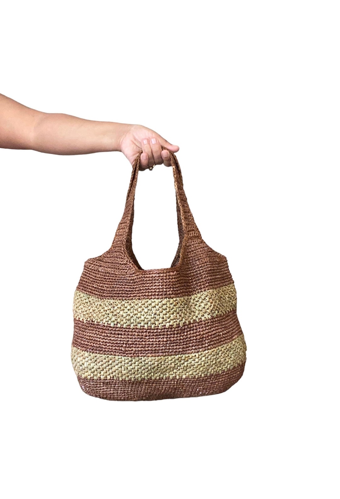 Madagascar Raffia Bag - Moutarde - Etsy