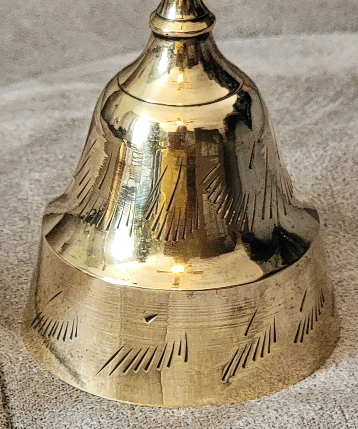 Vintage India Prayer Bells/ghanti for Pooja Set of 2 6 and 3 1/2 - Etsy