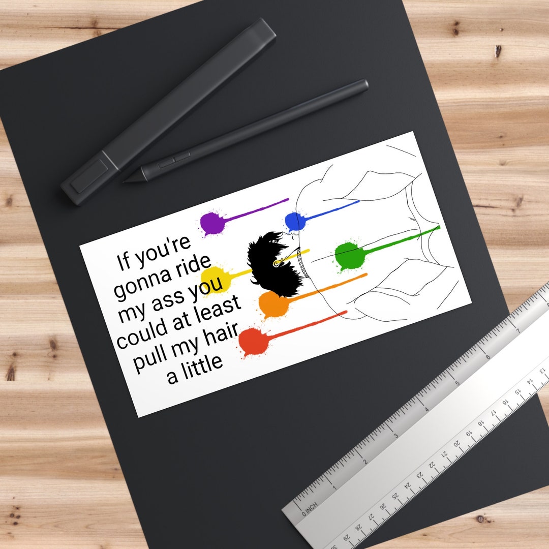 Yaoi Ride Me Bumper Sticker - Etsy