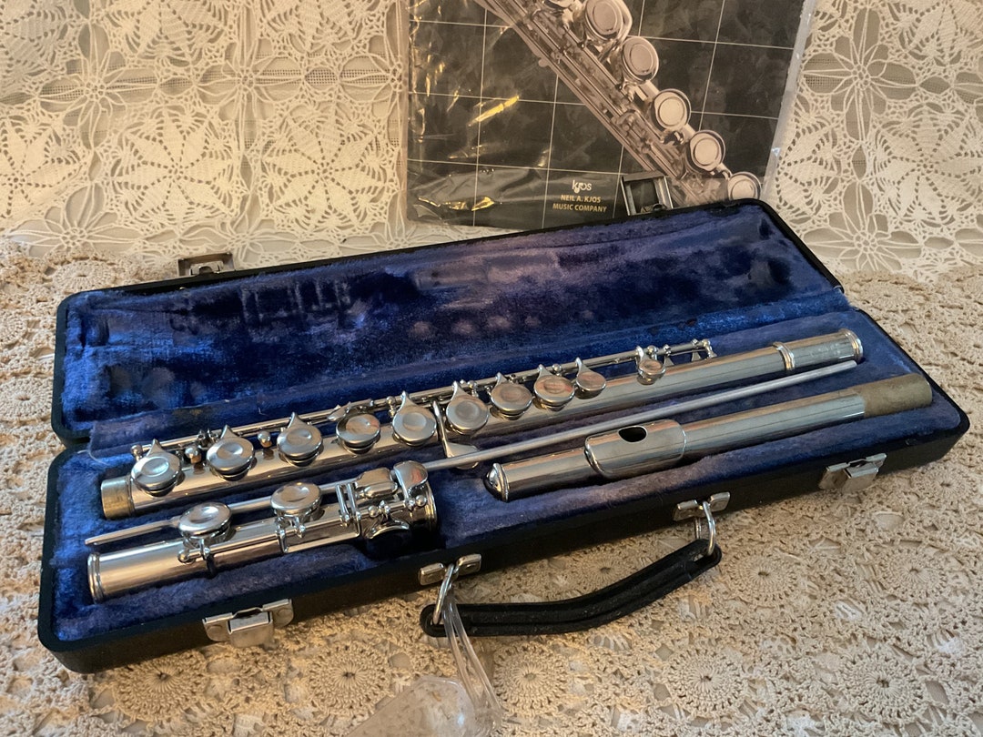 Selmer Bundy II Flute Musical Instrument Band Student W/ Hard Case - Etsy