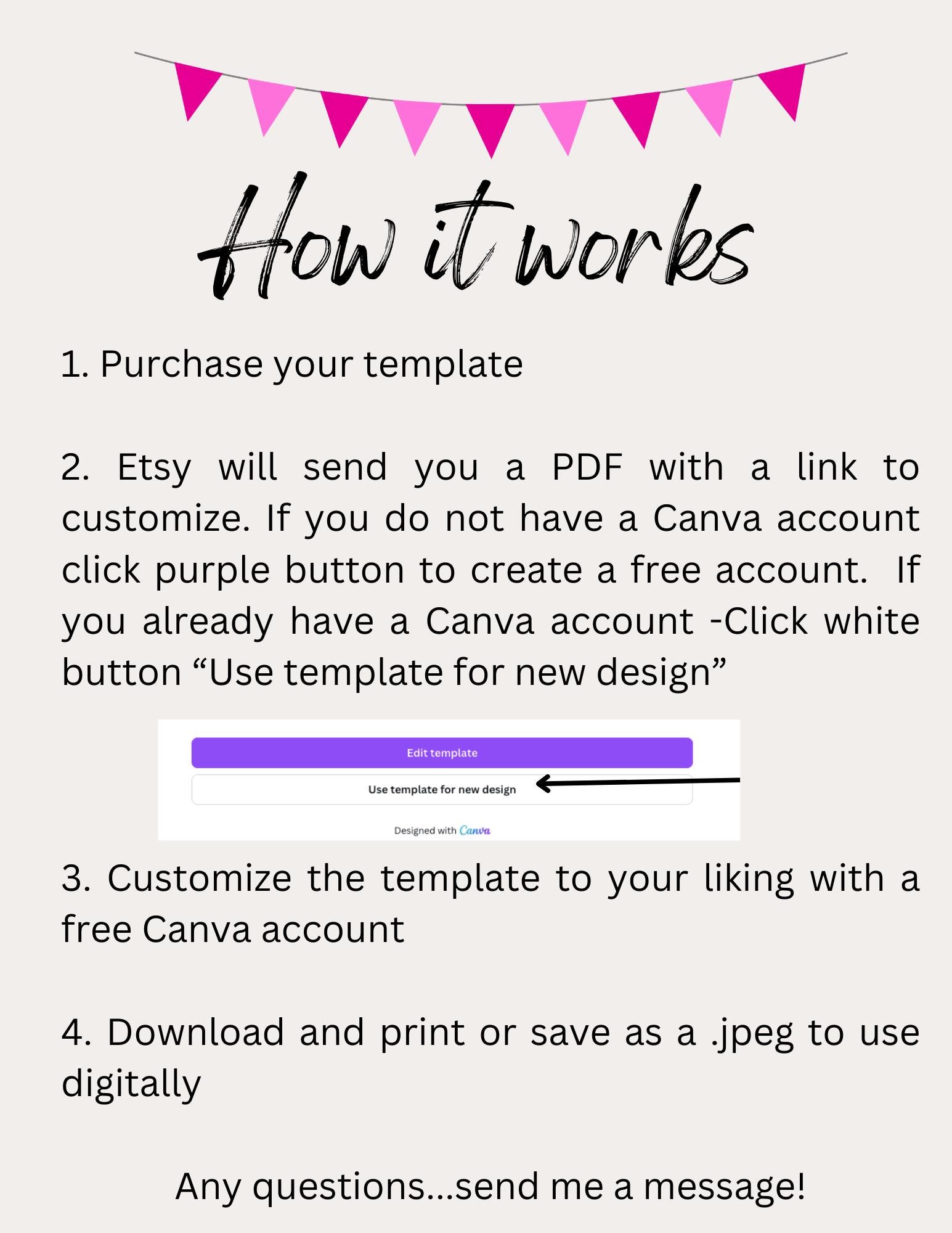 Wedding Program Template, Wedding Ceremony Guide, DIY Wedding, Classic ...