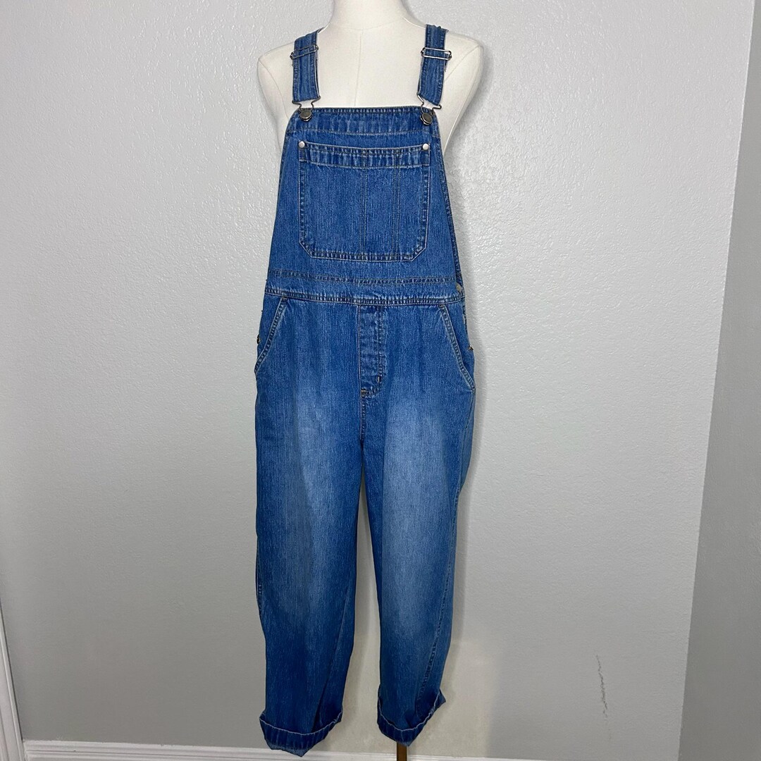 Vintage 1990s Cherokee Denim Overalls – Classic Blue Jean Overalls ...
