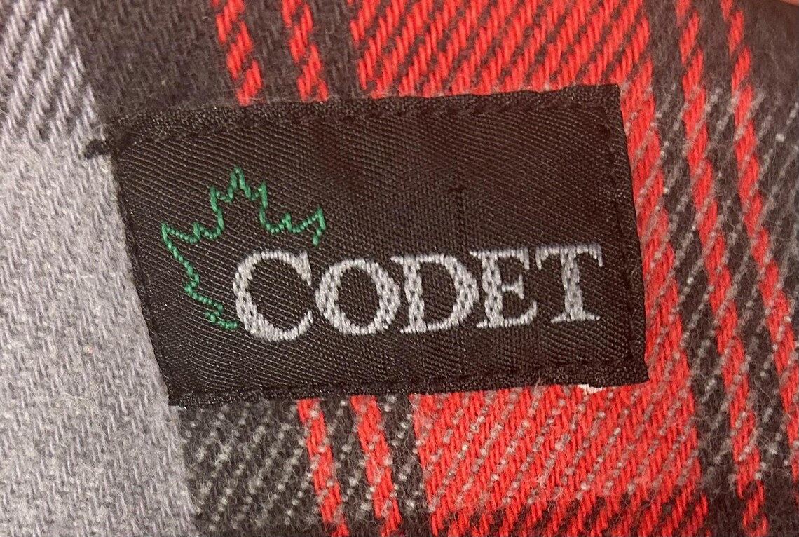 Vintage Codet Johnny Cash 'man in Black' Red & Grey Plaid Flannel Shirt ...