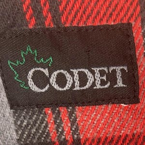 Vintage Codet Johnny Cash 'man in Black' Red & Grey Plaid Flannel Shirt ...