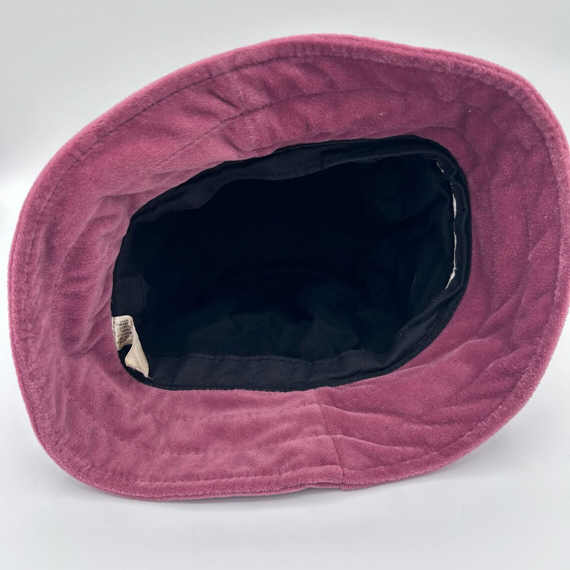 Vintage Two-tone Bucket Hat - Purple and Pink Velour Style, Size 57 CM ...