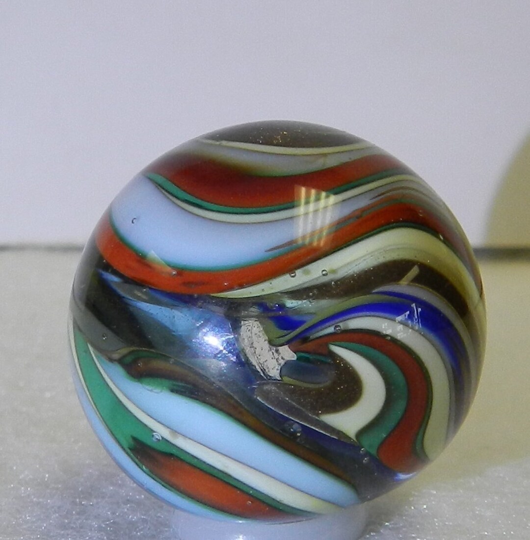 Beautiful Keith Baker Handmade Contemporary Marble .95 Inches Signed ...