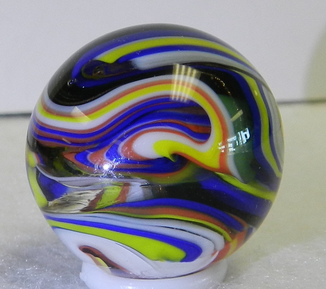Beautiful Bright Handmade Contemporary Keith Baker Marble 1.04 Inches ...