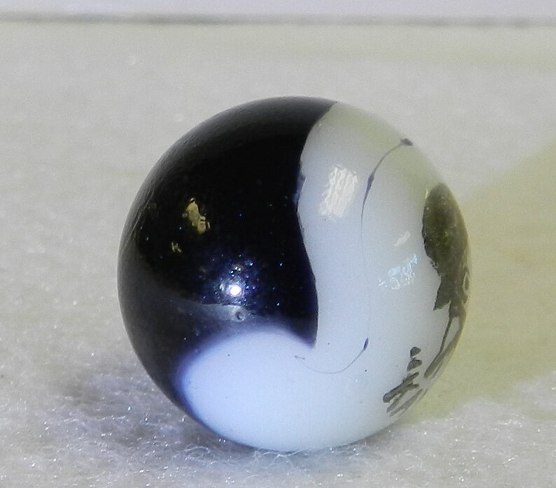 Rare Hard to Find Peltier Glass Kayo Comic Picture Marble .67 Inches ...