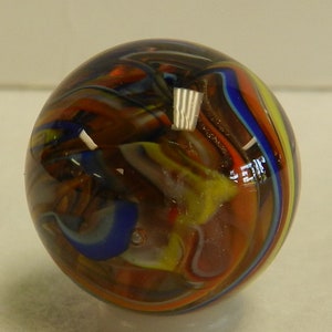 Keith Baker Handmade Contemporary Art Glass Marble With A Little Lutz ...