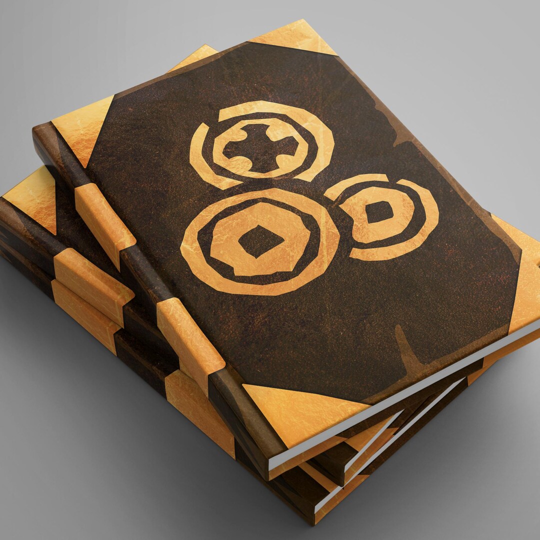 Shares of Gold Sea of Thieves Inspired Notebook. Blank Sot Notebook ...