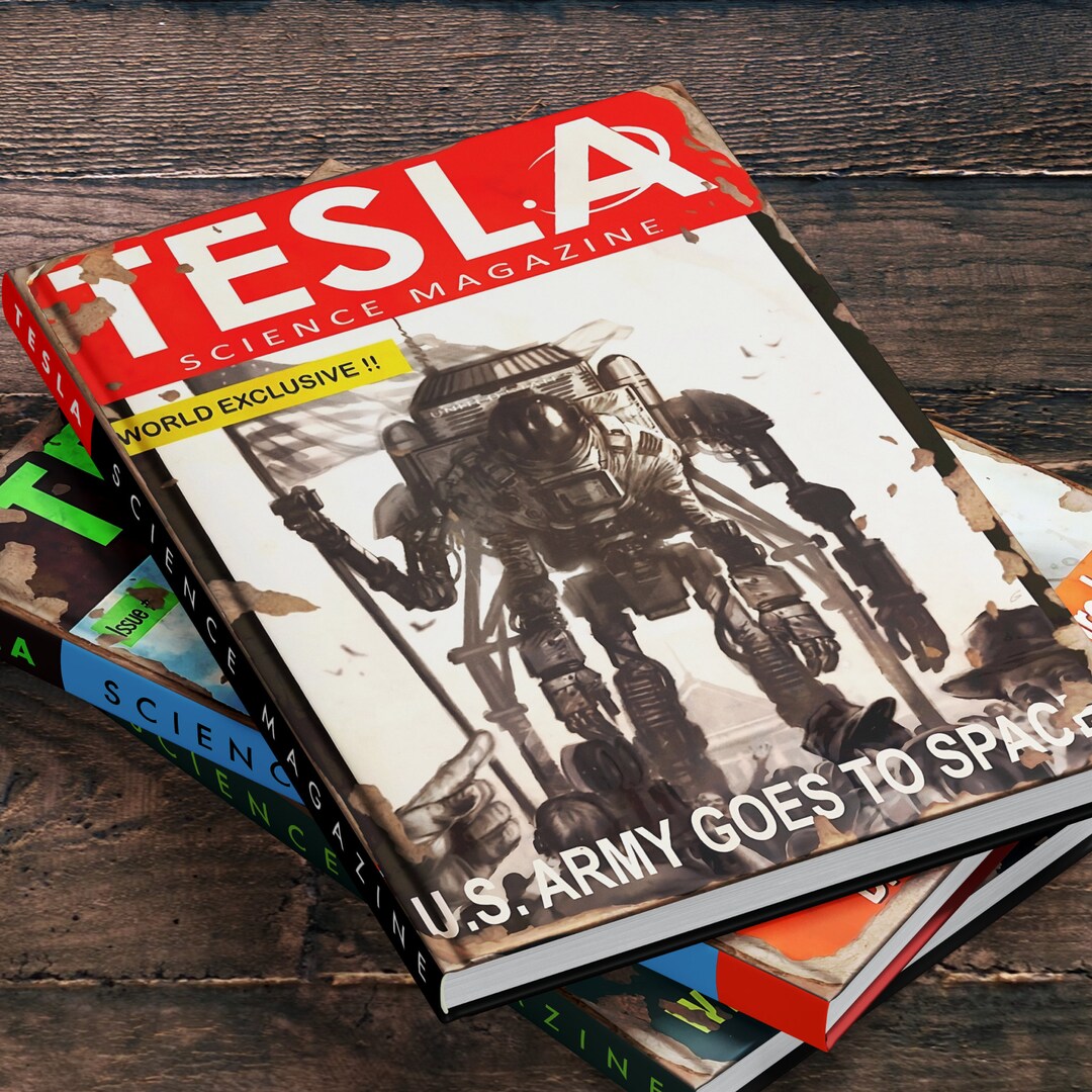 Tesla Science Magazine Fallout Notebook. Fallout Magazines. Fallout ...