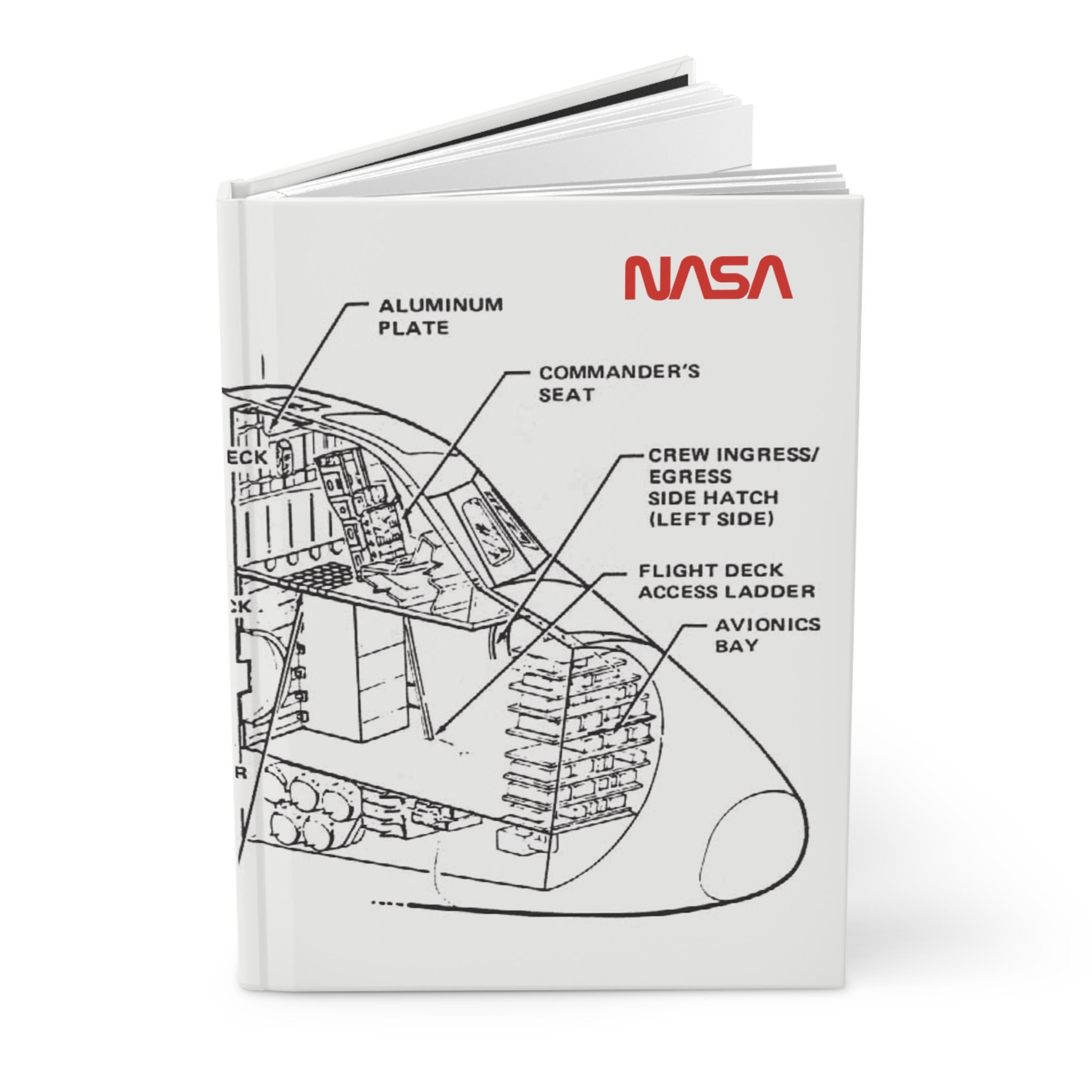 Space Shuttle Crew Module Layout Schematic Notebook. 150 Pages. Nasa ...