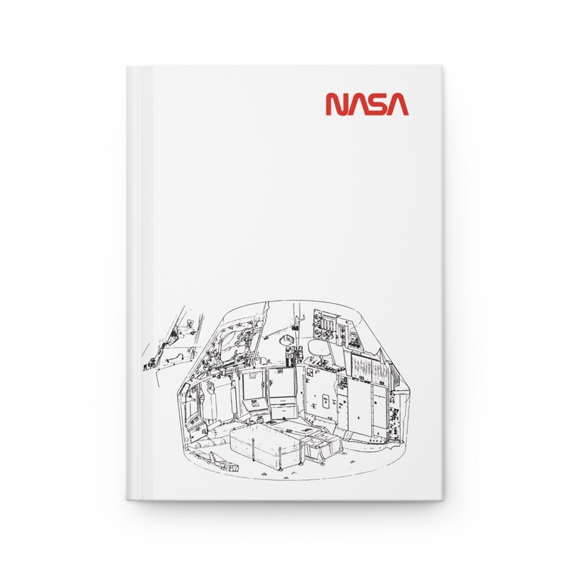 Apollo 11 Command Module Schema Notebook 150 Pages Nasa Notebook