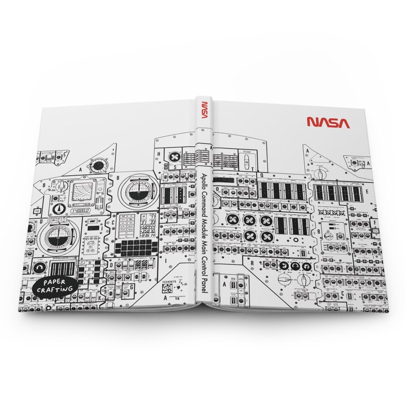 Apollo 11 Command Module Main Control Panel Schema Notebook 150 Pages