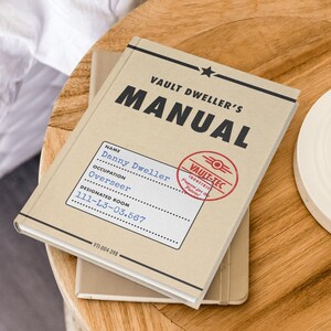Personalized Fallout Notebook. Customizable Vault Dweller's Manual ...