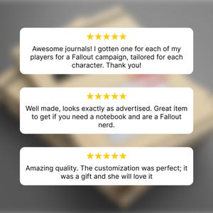 Personalized Fallout Notebook. Customizable Vault Dweller's Manual ...