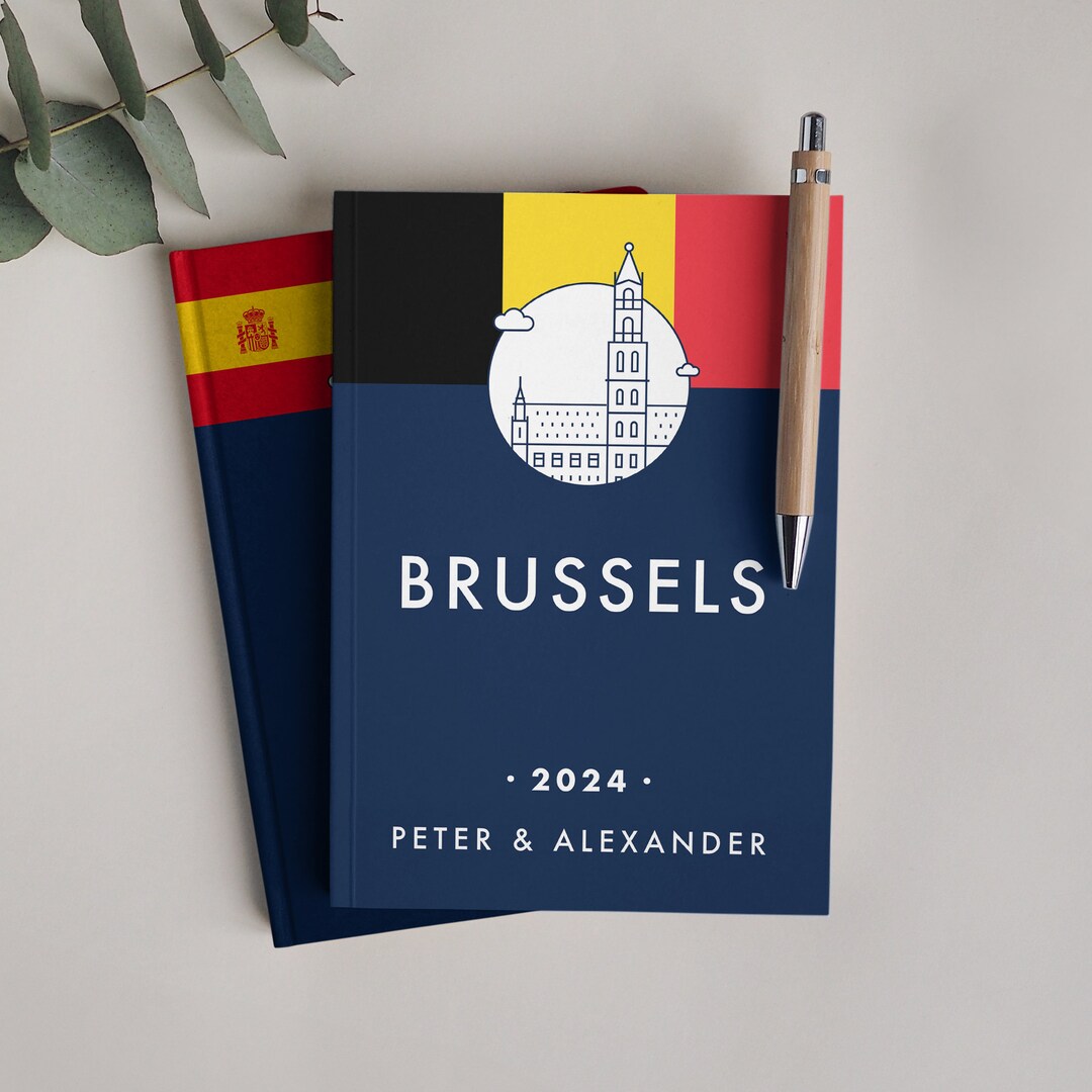 Travel Journal Brussels or Belgium. 150 Lined Pages to Document and ...