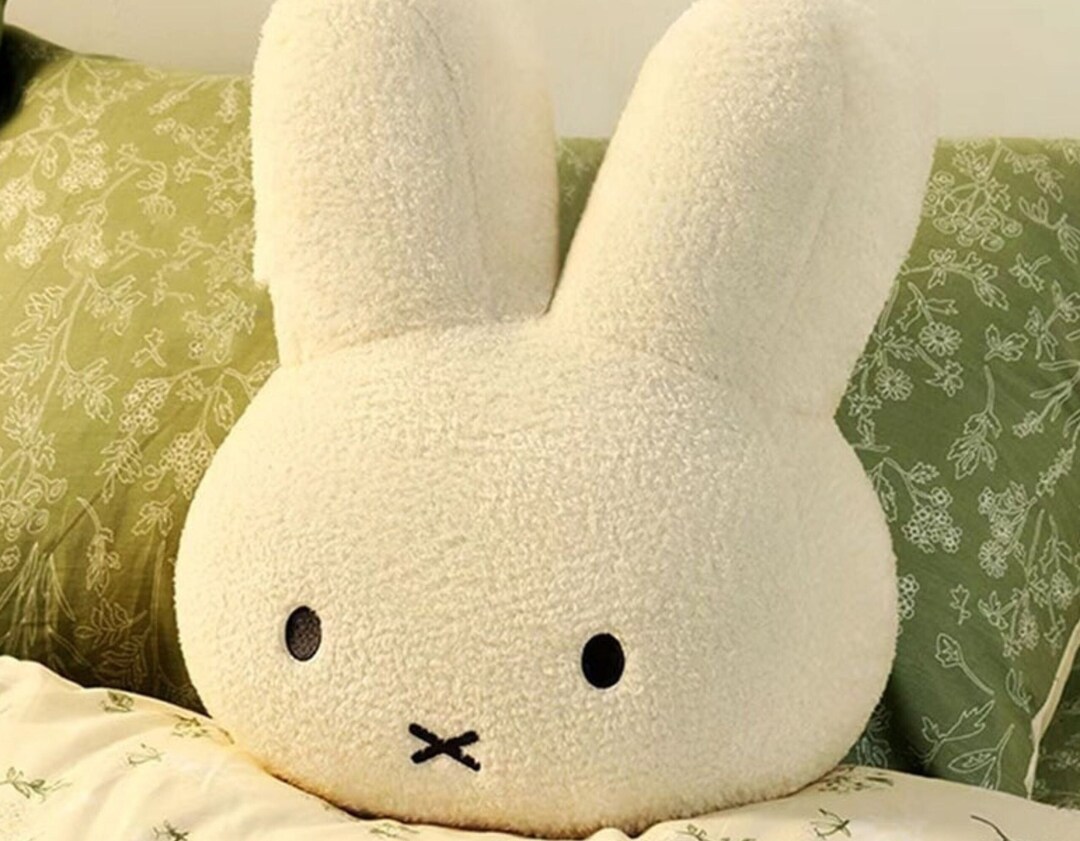 Miffy Style Cozy Cuddle Companion: Soft Plush Pillow - Etsy