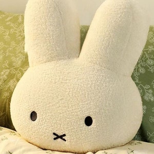 Miffy Style Cozy Cuddle Companion: Soft Plush Pillow - Etsy
