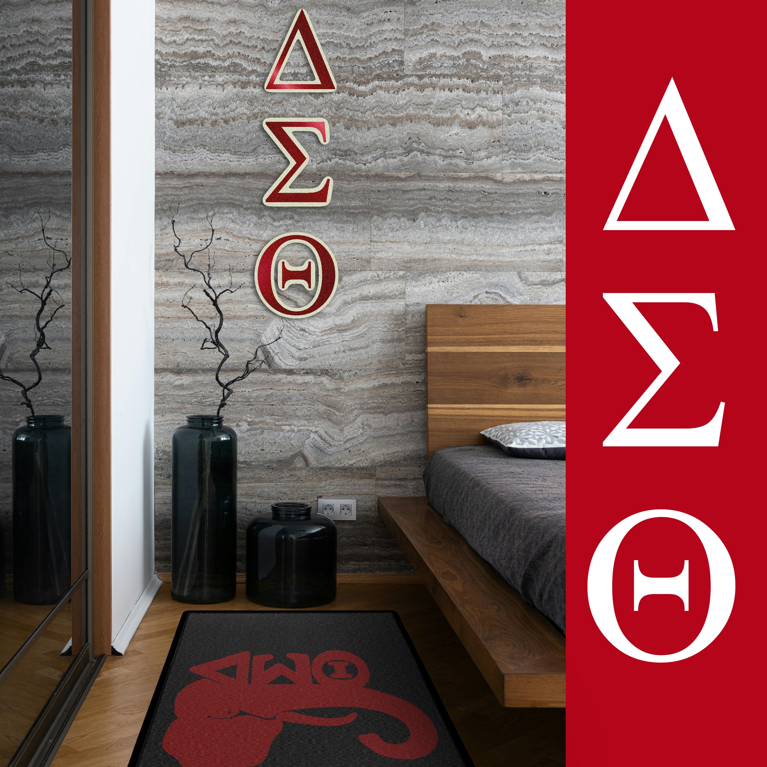 Delta Sigma Theta Area Rugs Living Room and Dining Room Decorations for ...