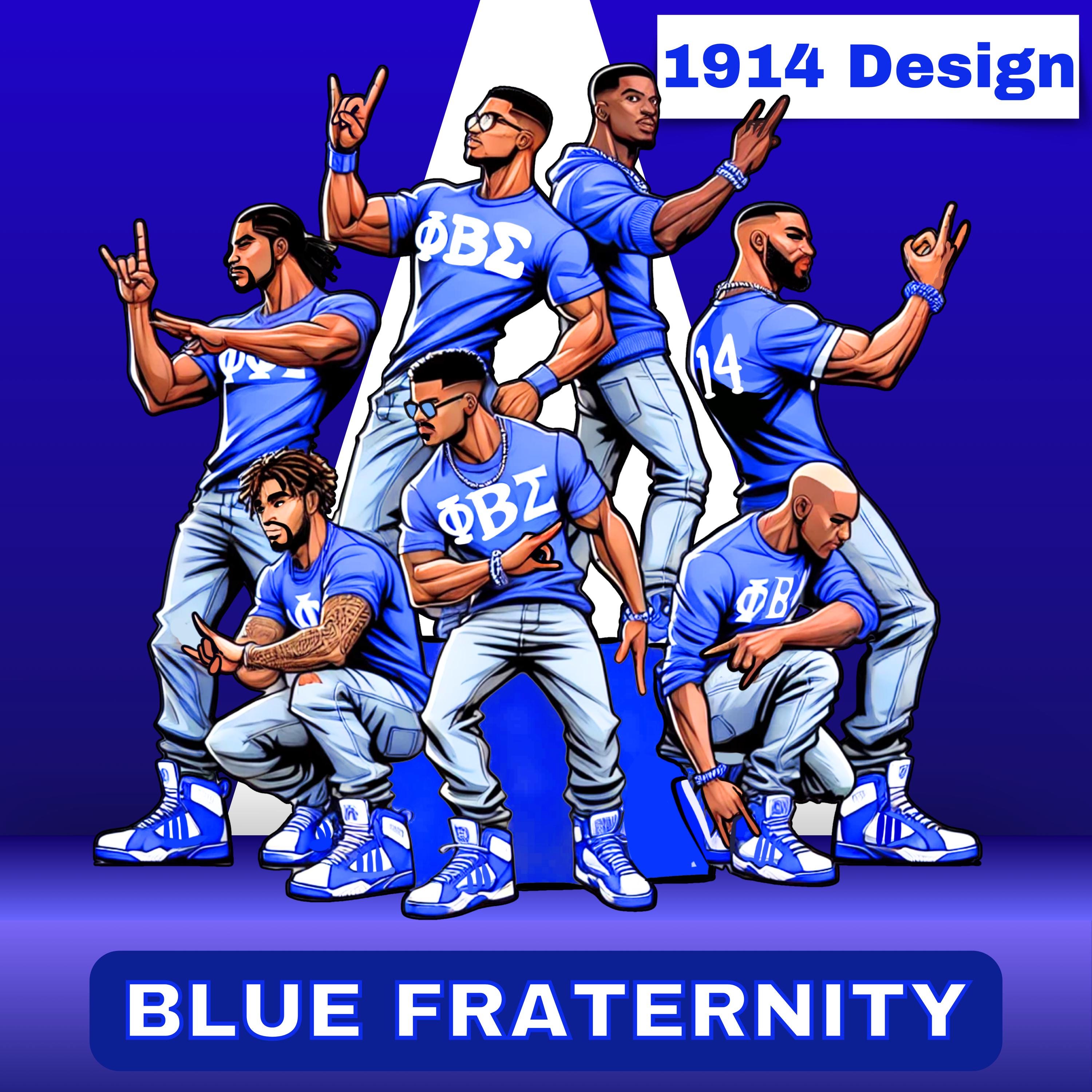 Blue Fraternity Group PNG & JPG - 1911 Brotherhood Clipart - High ...