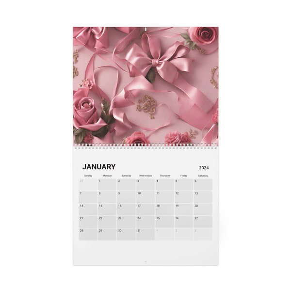 Girly Wall Calendar - Etsy
