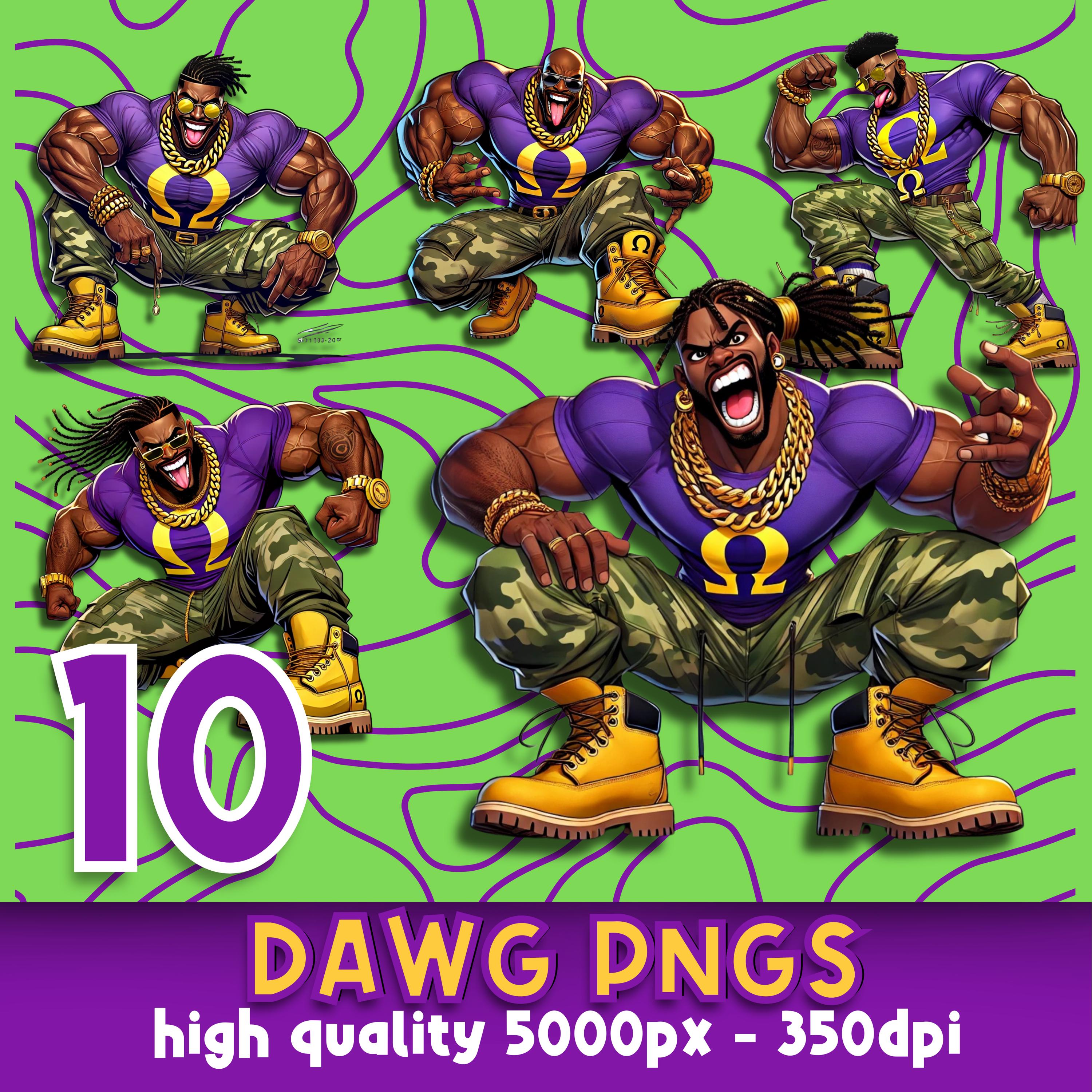 10 Dawg Big Bruhz PNG and JPG Bundle – 5000px, 349dpi Hi-res Files ...