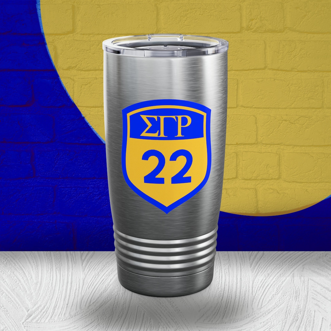Sigma Gamma Rho Sorority Shield Insulated Ringneck Tumbler 20 Oz ...