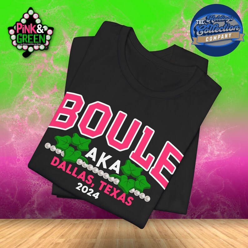 AKA Boule 2024 Sorority T-shirt Green Pink Unisex Tee D9 Greek Alpha ...