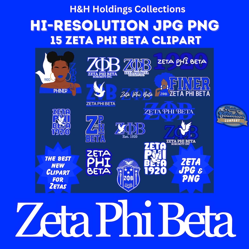 Zeta Phi Beta Sorority SVG PNG JPG 15 Original Files of Zeta Greek ...