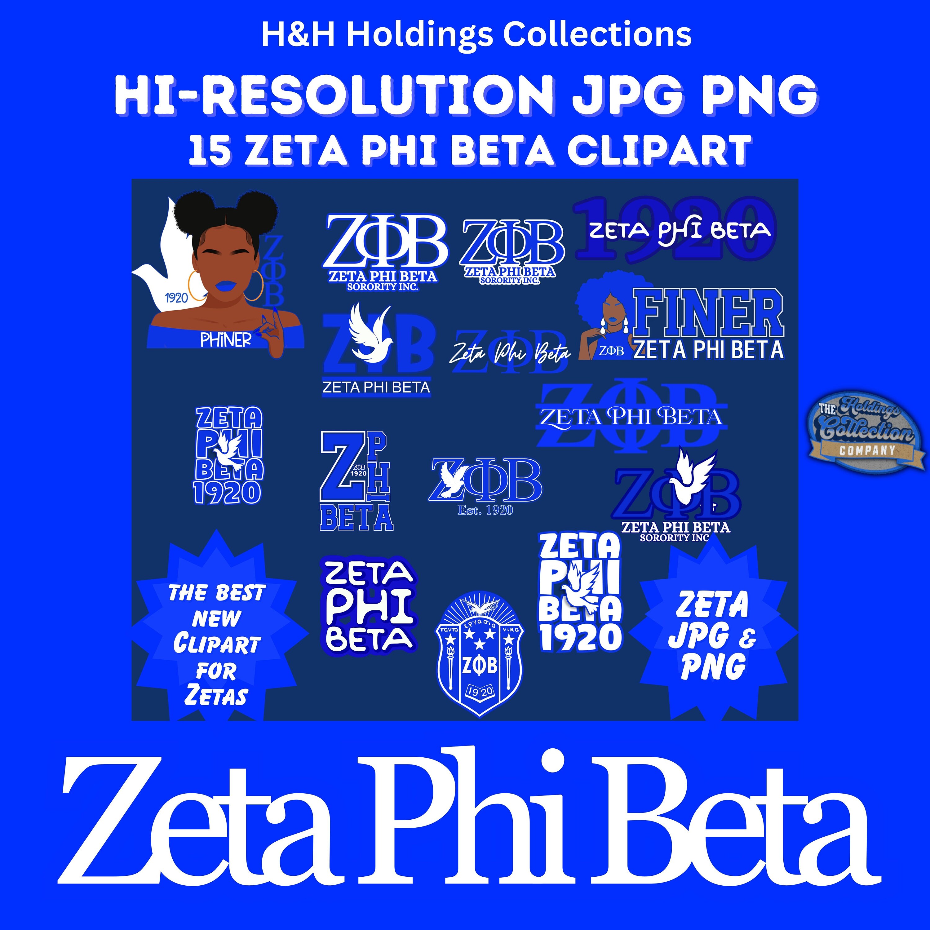 Zeta Phi Beta Sorority SVG PNG JPG 15 Original Files of Zeta Greek ...