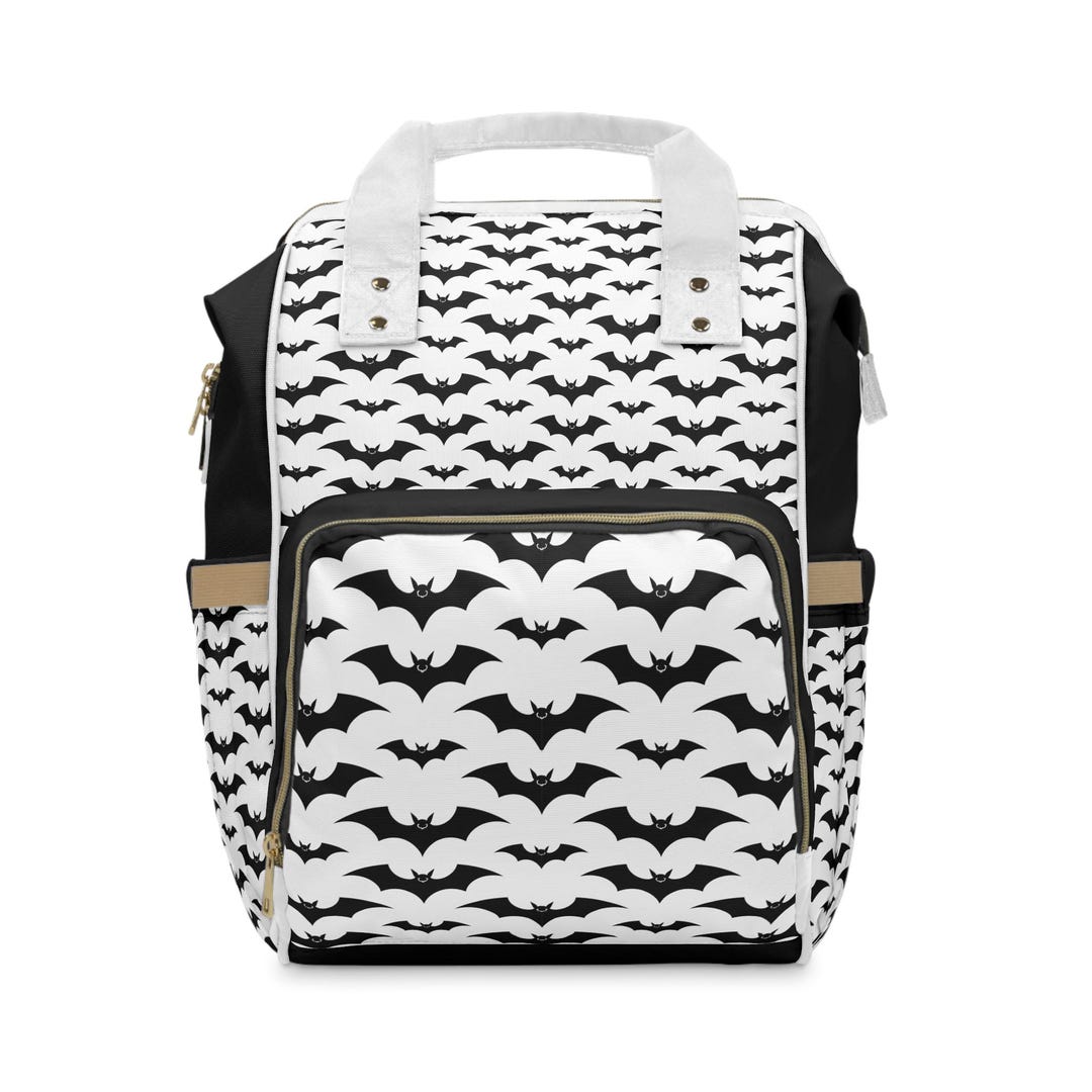 Gothic Bats Diaper Backpack, Alternative Parents Nappy Bag, Baby Shower ...