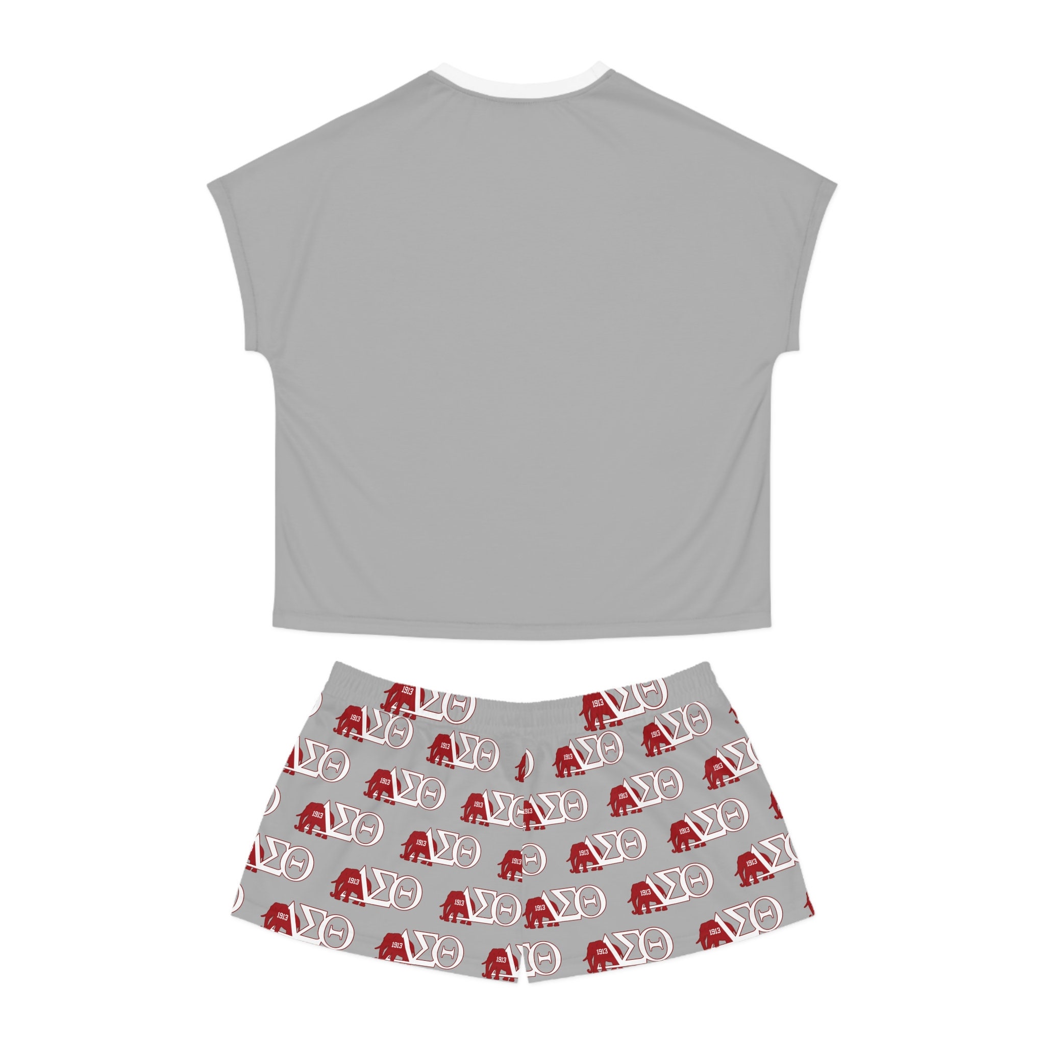 Delta Sigma Theta Short Pajama Set Comfy Lounge Sorority Sleepwear