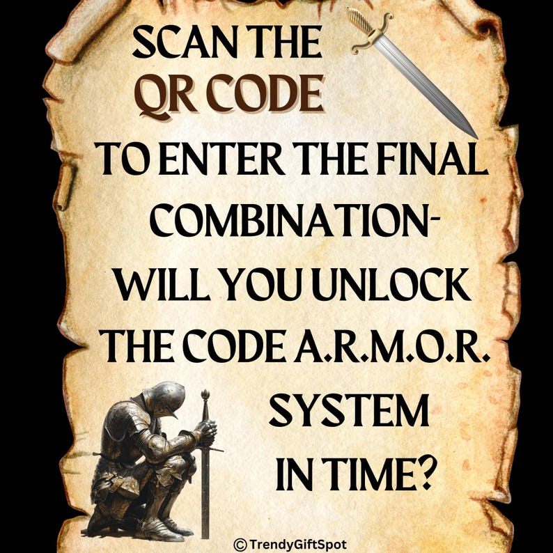 Bible Escape Room Armor of God Game Christian Family Game Night ...