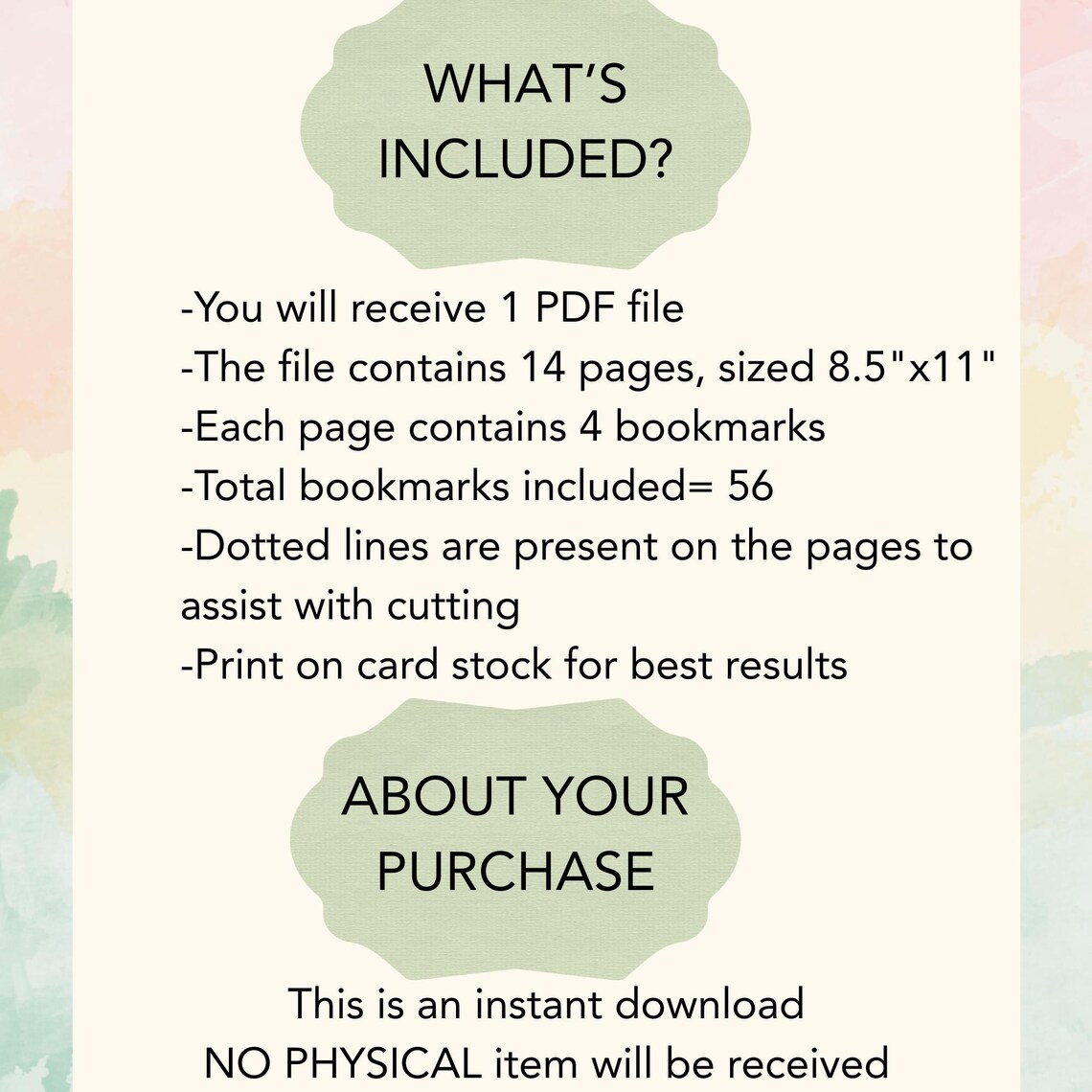 Bible Reading Plan Bookmark Set – Chronological, Weekly (instant ...