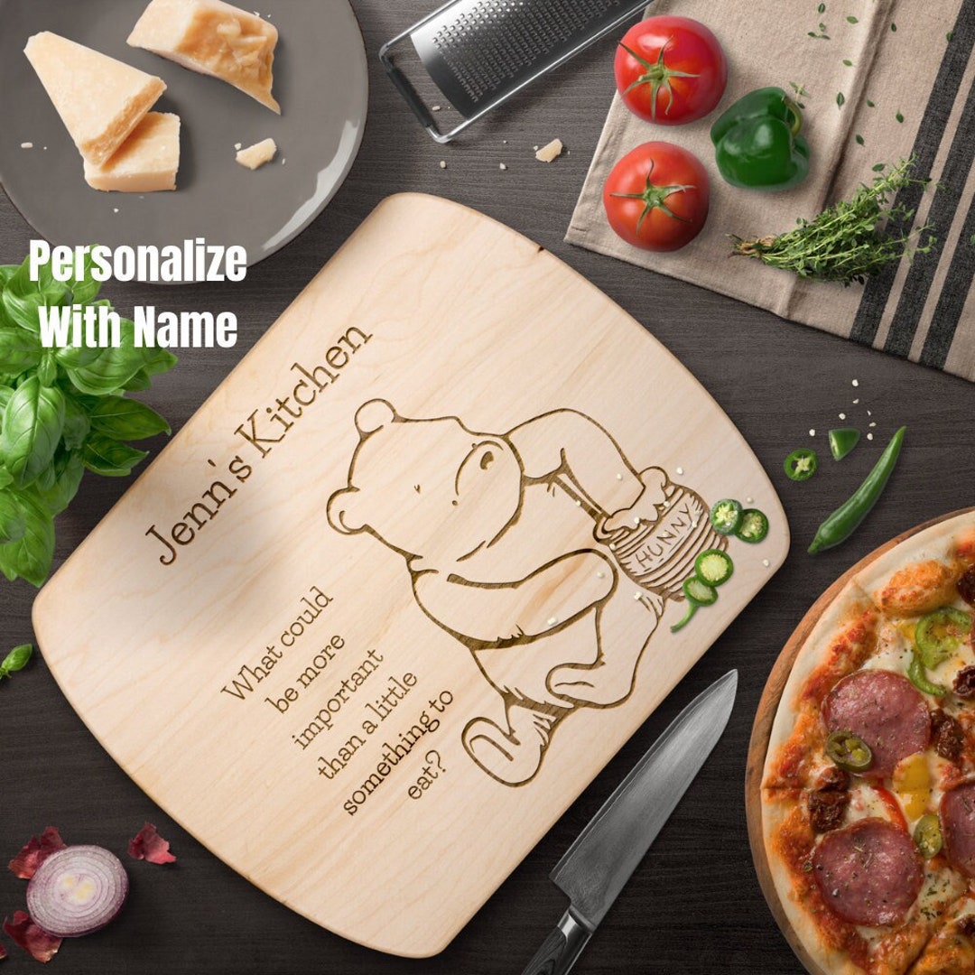 Winnie the Pooh Kitchen Personalized Engraved Cutting Board Winnie the ...