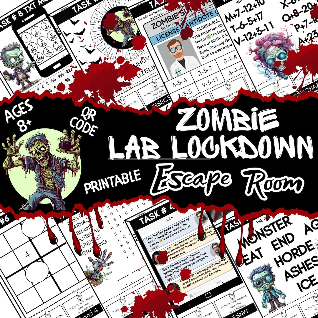 Printable Teen Group Game (digital Download), Escape Room Teens ...