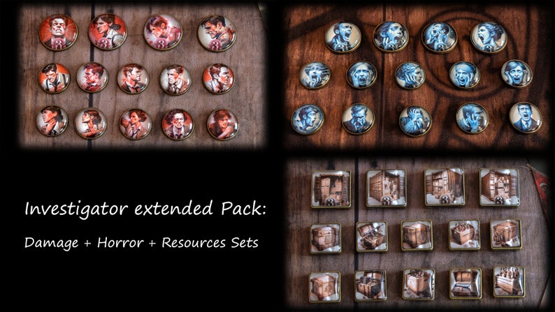 Arkham Horror - Resource Tokens - Etsy