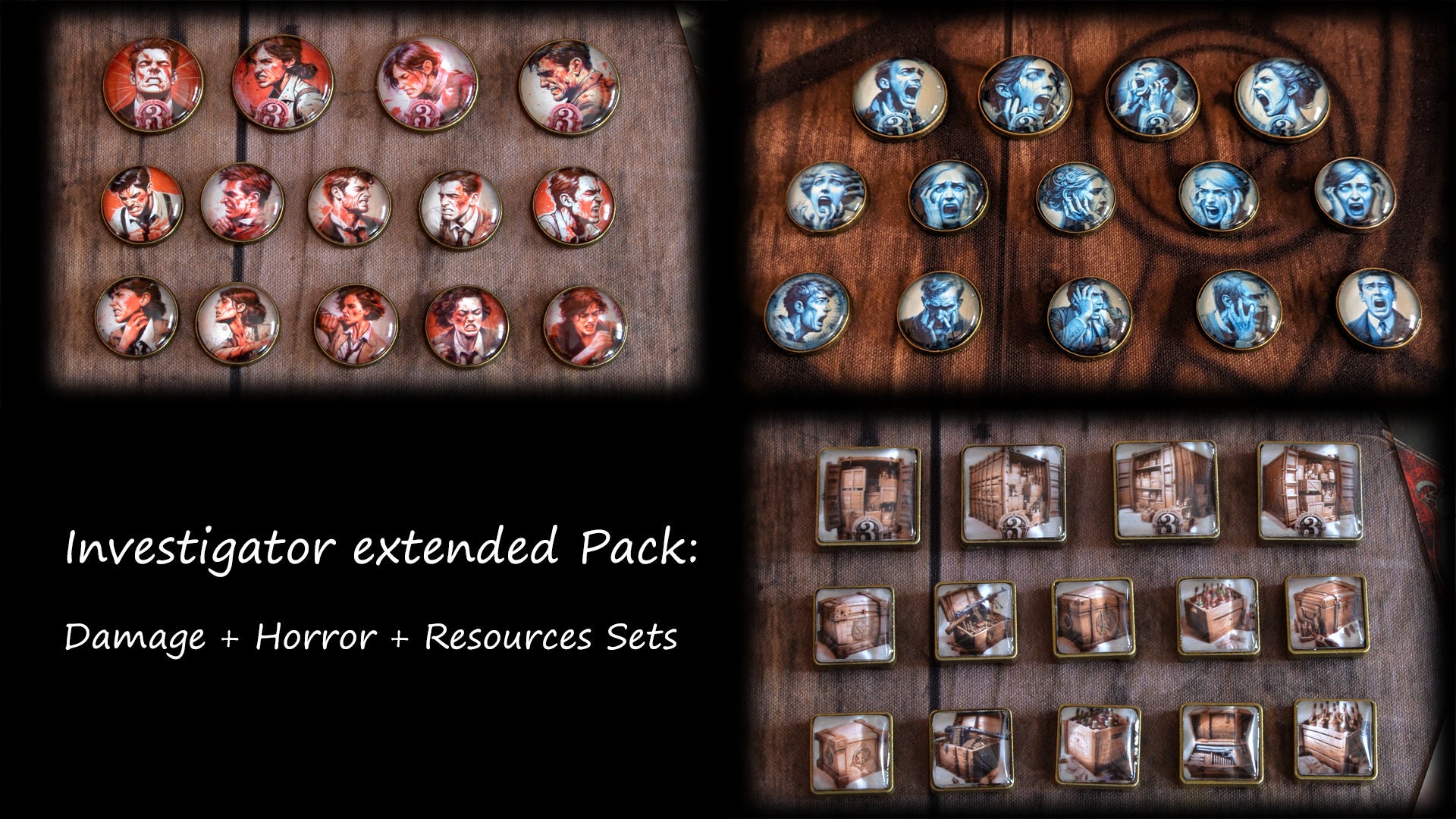 Arkham Horror - Resource Tokens - Etsy