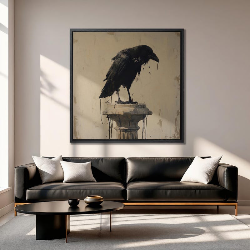 Raven Art - Etsy