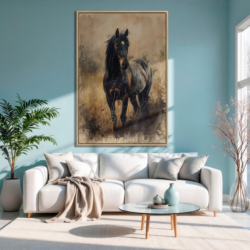 Rustic Horse Art - Etsy