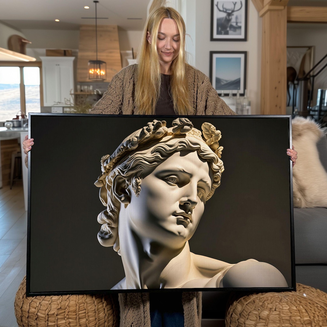 Apollo Sculpture Canvas Print: Ancient Greek Roman Wall Art - Etsy