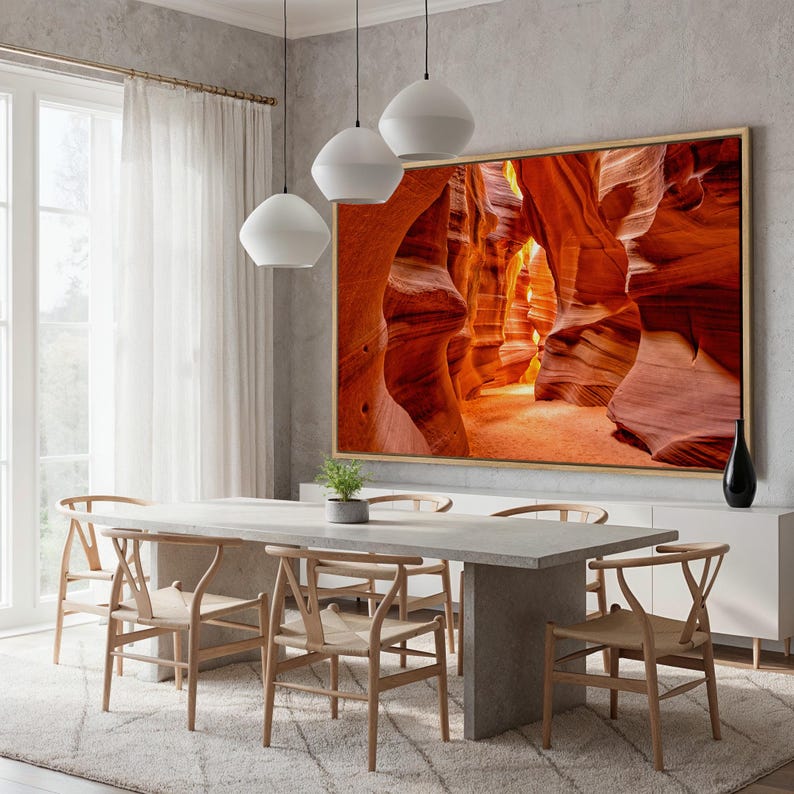 Antelope Canyon Canvas Print Art: Arizona Landscape Wall Decor - Etsy