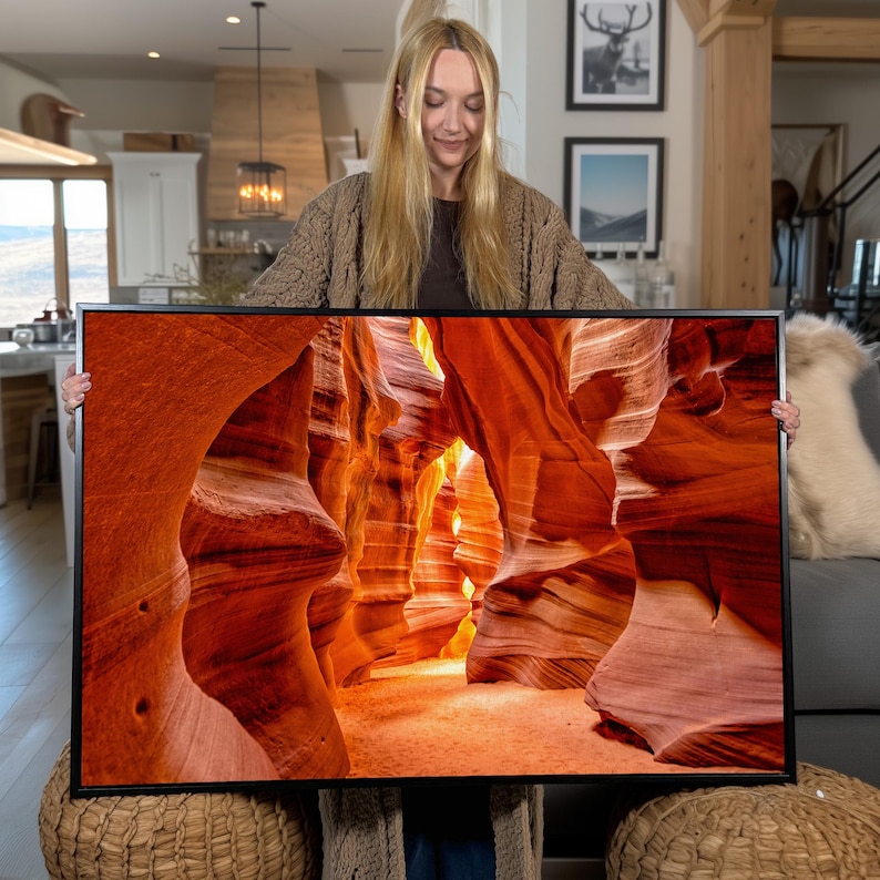 Antelope Canyon Canvas Print Art: Arizona Landscape Wall Decor - Etsy