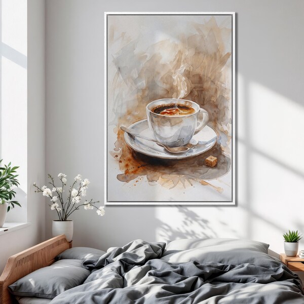 Coffee Canvas Art - Etsy