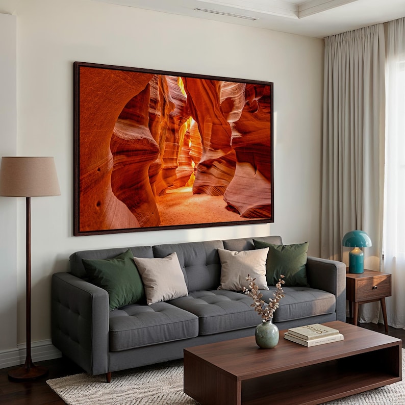 Antelope Canyon Canvas Print Art: Arizona Landscape Wall Decor - Etsy
