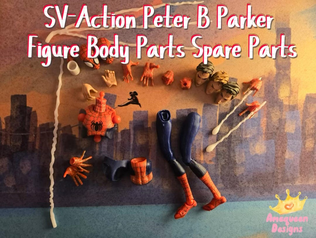 Rare Find!! Sv-action Peter B Parker Figure Body Parts Spare Parts ...