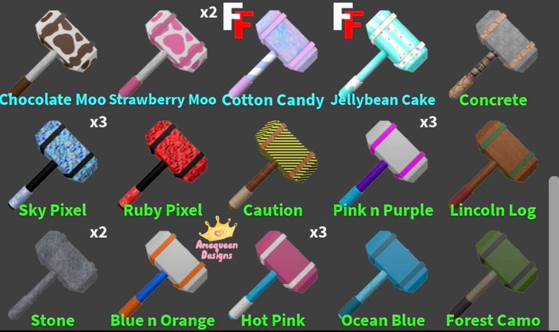 Roblox Flee the Facility Gems: Special Legendary and Common (digital ...